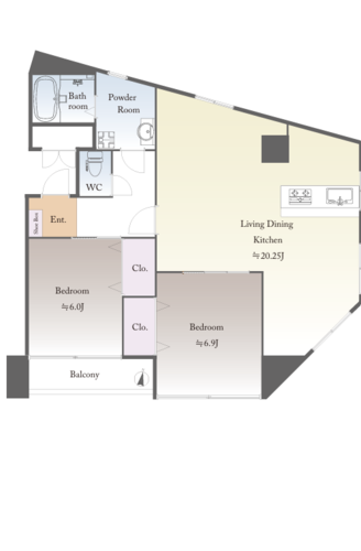 御影グレイスハイツ 4階 2LDK | 仲介手数料「最大0円」のFLIE（フリエ）