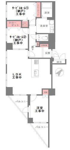 メゾン新御影 8階 1LDK + 2S | 仲介手数料「最大0円」のFLIE（フリエ）