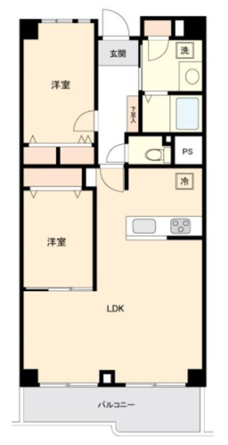 泉尾浜公園ハイライフ 13階 2LDK | 仲介手数料「最大0円」のFLIE（フリエ）