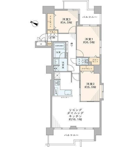 パレステージ伊丹宮ノ前 6階 3LDK | 中古マンションの購入ならFLIE（フリエ）