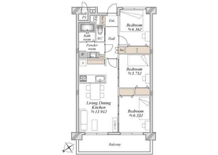 なぎさニュータウン 10階 3LDK | 仲介手数料「最大0円」のFLIE（フリエ）