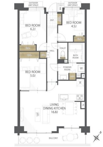 ラ・ヴェール宝塚1 3階 3LDK | 仲介手数料「最大0円」のFLIE（フリエ）