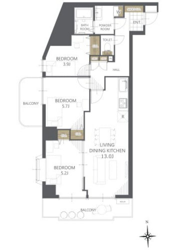 プレジデント98 2階 3LDK | 仲介手数料「最大0円」のFLIE（フリエ）