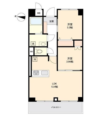 サンワプラザ芦屋 4階 2LDK | 仲介手数料「最大0円」のFLIE（フリエ）