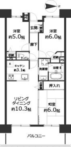 ライオンズステージ大島ウエストアクエア 2階 3LDK | 仲介手数料「最大0円」のFLIE（フリエ）