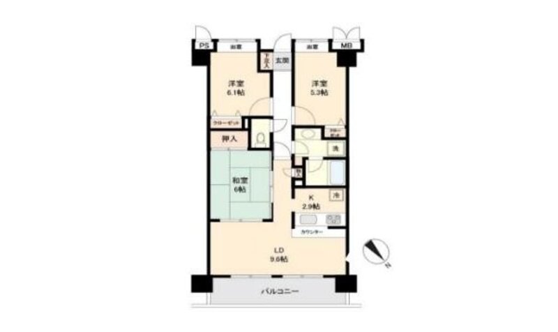 リーベスト宮前平 2階 3LDK | 仲介手数料「最大0円」のFLIE（フリエ）