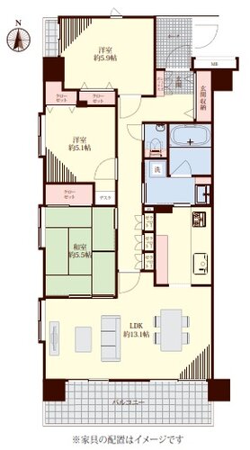 グローリオときわ台 3階 3LDK | 仲介手数料「最大0円」のFLIE（フリエ）