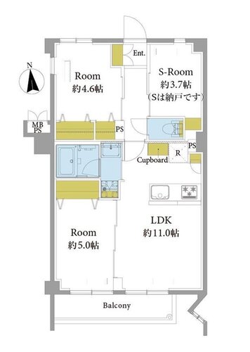 ロイヤルパレス東中野 5階 2LDK + S(納戸) | 中古マンションの購入ならFLIE（フリエ）