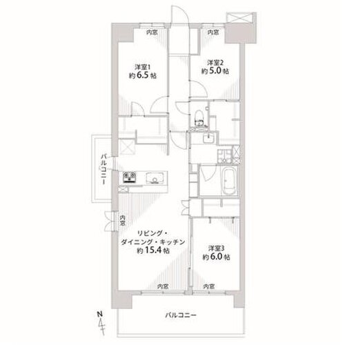 グランシティパレ・ド・リヴァージュ 5階 3LDK | 仲介手数料「最大0円」のFLIE（フリエ）