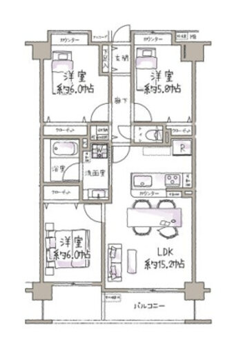 プランヴェール入間霞川 5階 3LDK | 仲介手数料「最大0円」のFLIE（フリエ）