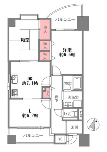 CORE芦屋呉川 2階 2LDK | 仲介手数料「最大0円」のFLIE（フリエ）