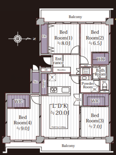 南柏パークハウス A棟 1階 4LDK + 3WIC | 仲介手数料「最大0円」のFLIE（フリエ）