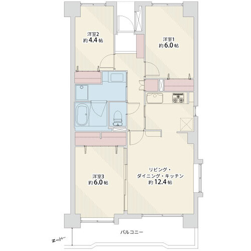 森林公園パークマンション 4階 3LDK | 仲介手数料「最大0円」のFLIE（フリエ）