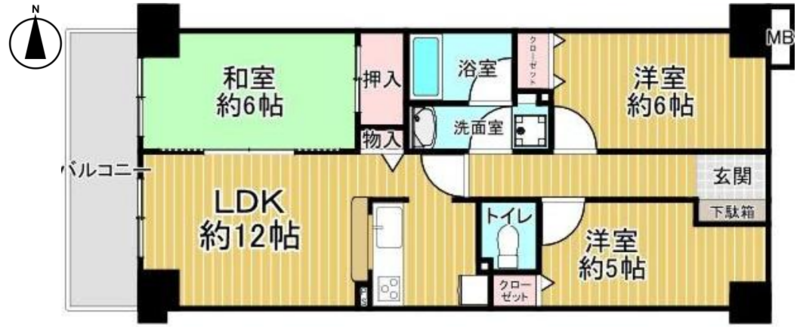京都伏⾒アーバンコンフォート 4階 3LDK | 仲介手数料「最大0円」のFLIE（フリエ）