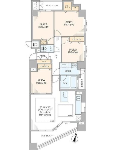 ライオンズマンション清水谷公園 11階 4LDK | 中古マンションの購入ならFLIE（フリエ）