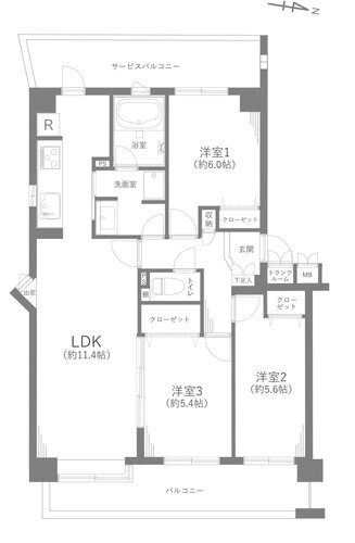 ステイツ戸塚ガレリア 3階 3LDK | 仲介手数料「最大0円」のFLIE（フリエ）