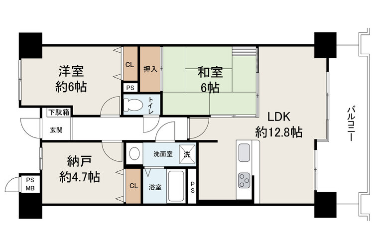 朝日プラザシティ・サザンパーク四番街(F棟) 10階 2SLDK | 仲介手数料「最大0円」のFLIE（フリエ）