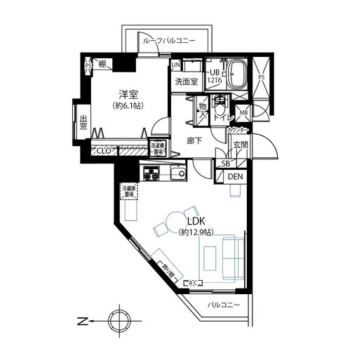 ヴィザージュ三鷹 10階 1LDK + DEN | 仲介手数料「最大0円」のFLIE（フリエ）