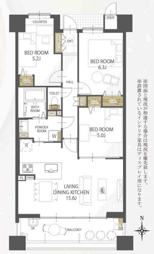 ステイツ尼崎西難波ガーデンズ 2階 3LDK | 仲介手数料「最大0円」のFLIE（フリエ）