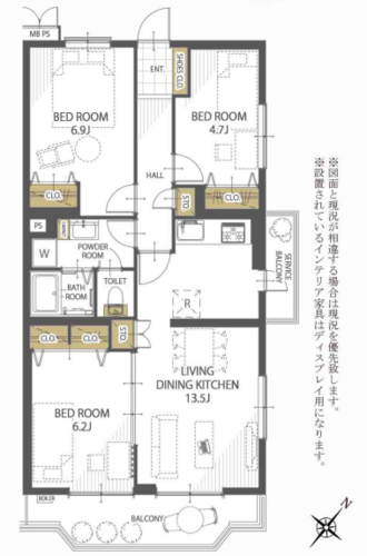 志木ニュータウン東の森壱番街六号棟 8階 3LDK | 仲介手数料「最大0円」のFLIE（フリエ）