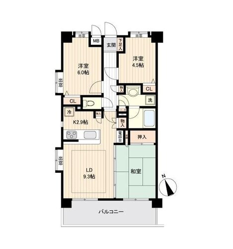 日神パレステージ磯子の森7番館 3階 3LDK | 仲介手数料「最大0円」のFLIE（フリエ）