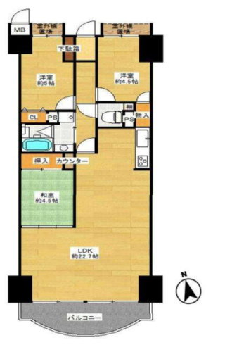 シャンテ川西5号棟 5階 3LDK | 仲介手数料「最大0円」のFLIE（フリエ）