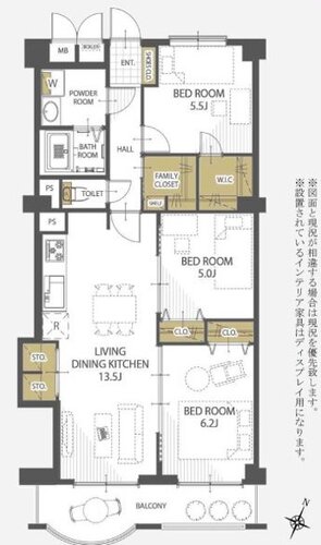 第一シーサイドパレス塩屋 5階 3LDK + W＋ファミリークローゼット | 仲介手数料「最大0円」のFLIE（フリエ）
