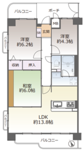キングマンション姫島Ⅴ 7階 3LDK | 仲介手数料「最大0円」のFLIE（フリエ）